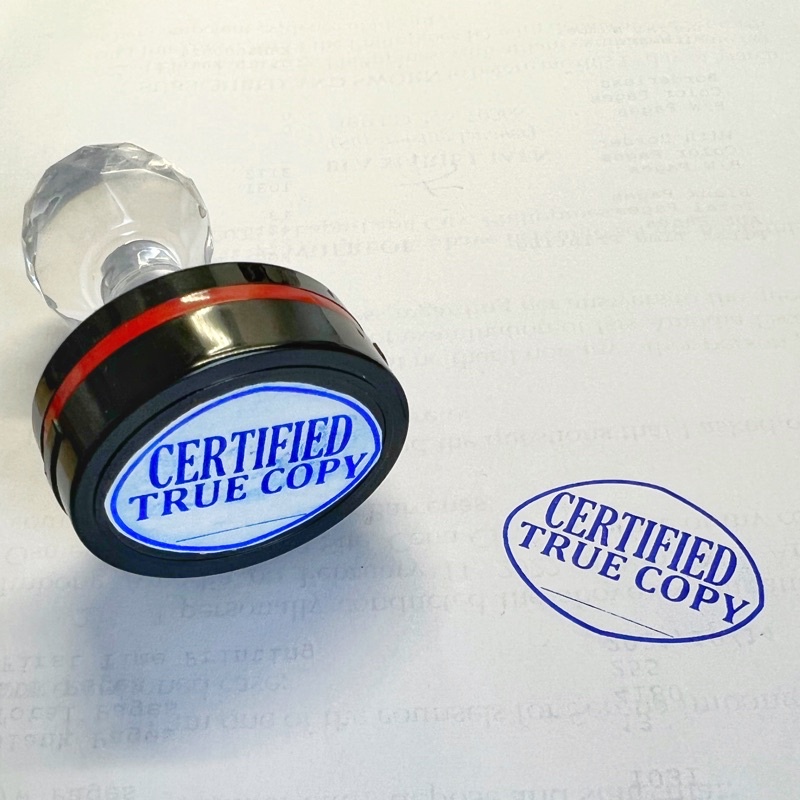 Certified True Copy Stamp Flash Stamp | Shopee Philippines