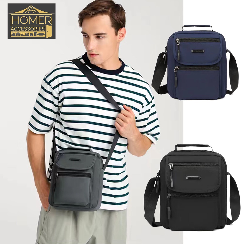 Homer Oliver Multi-Layer Crossbody Bag for Men | Shopee Philippines