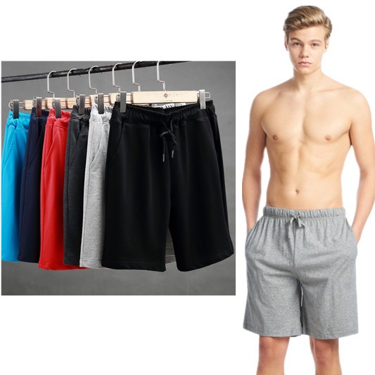 S168 New Draw String Shorts For Men Cotton Shorts For Him 5 Colors - JF ...