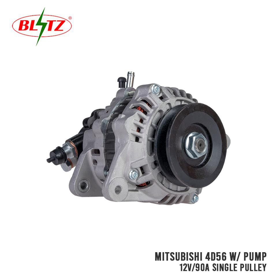 MITSUBISHI 4D56 ALTERNATOR ASSEMBLY WITH PUMP 12V 90A SINGLE PULLEY ...