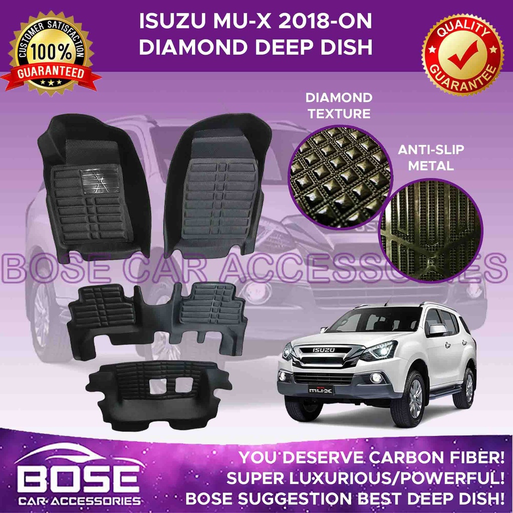 5D Diamond Car Deep Dish Matting for Isuzu Mux 2014 - 2021 New Arrival ...