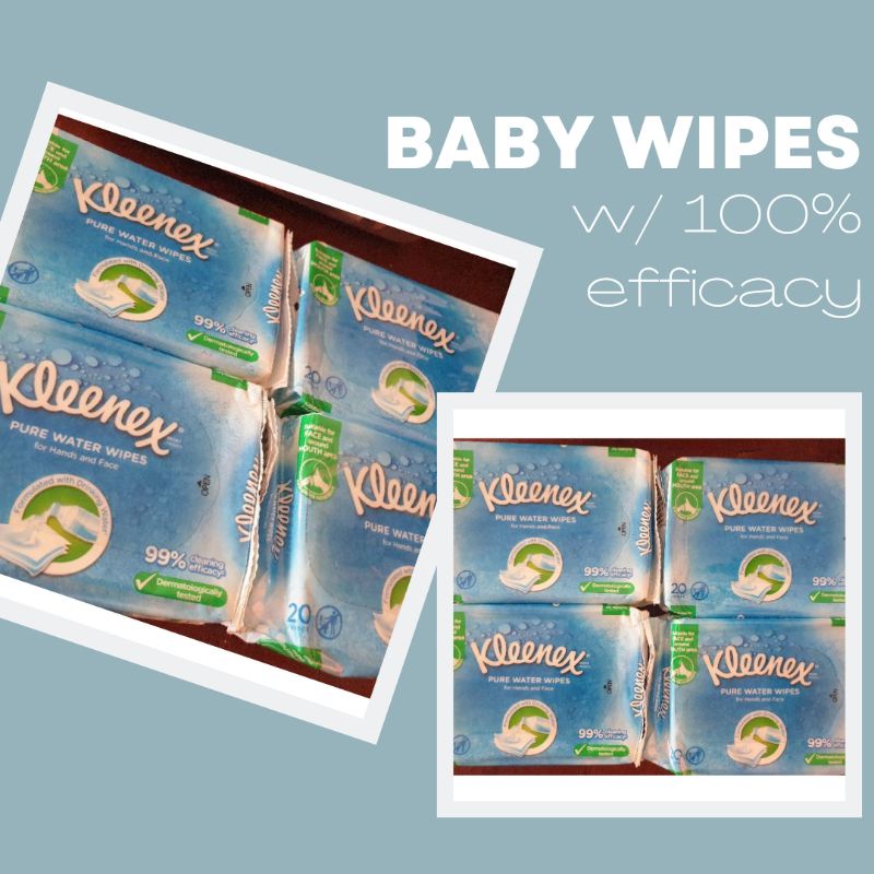 Kleenex Pure Water Wipes 10 pulls | Shopee Philippines