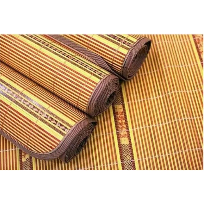 Natural Bamboo Mat for Home for Bedroom, Living Room Area | Shopee ...