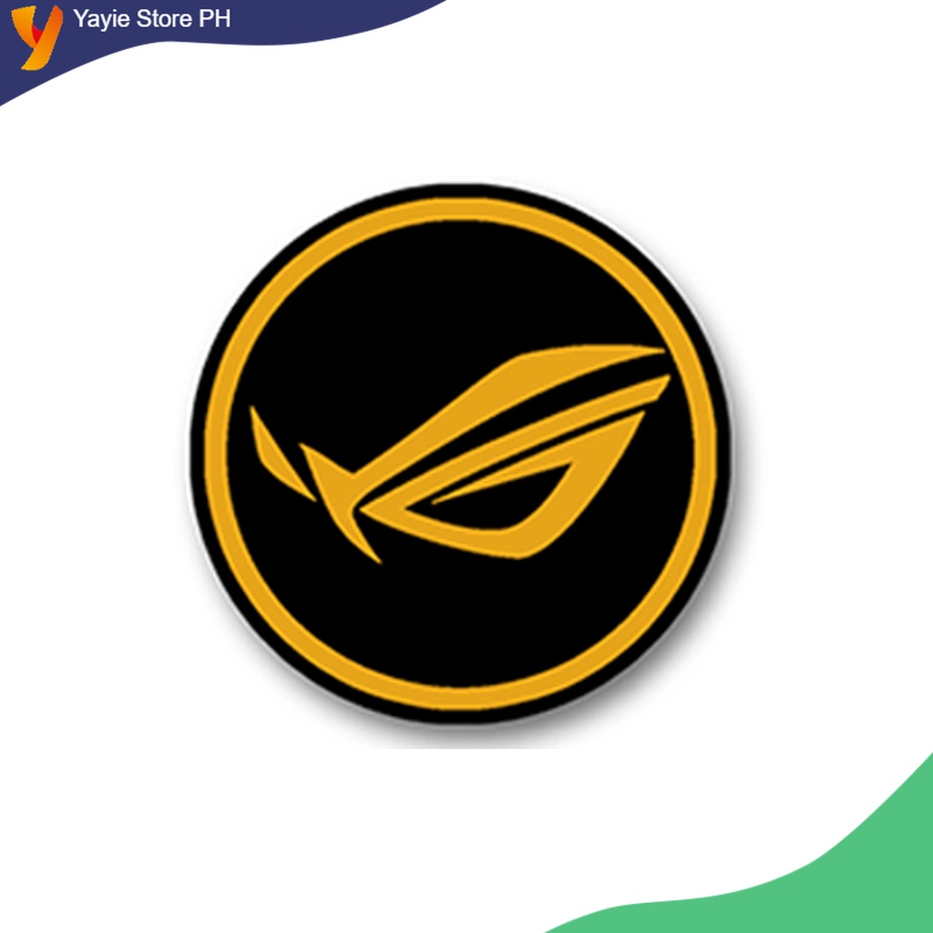ROG - Republic of Gamers logo vinyl stickers for computer case fans ...