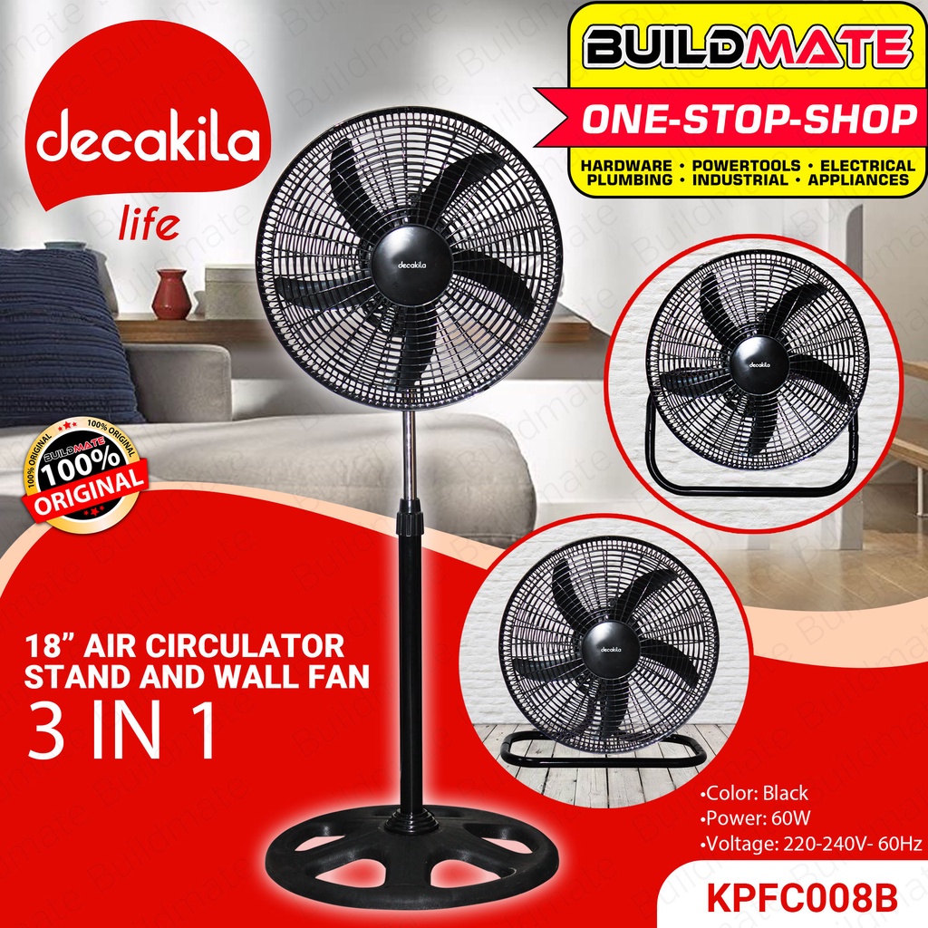 DECAKILA by INGCO 3 in 1 Industrial Stand Fan KPFC008B •BUILDMATE ...