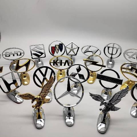 Car Head Three-Dimensional Car Logo Metal Car Front Label Standing Logo ...
