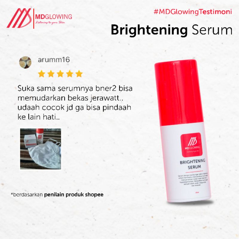 Md Glowing Brightening Serum (Brightening Serum) | Shopee Philippines