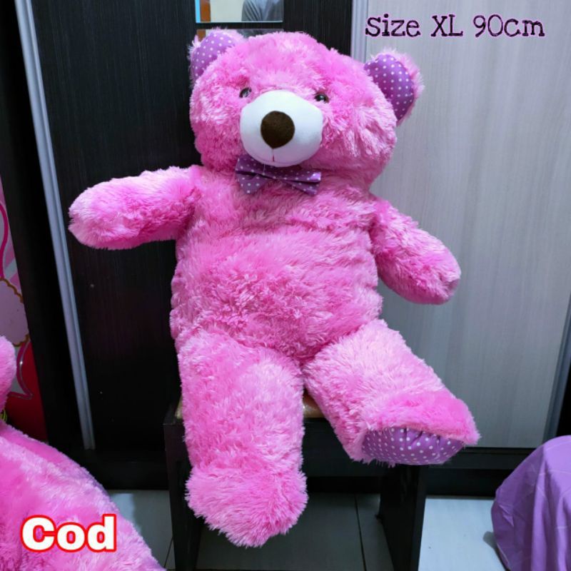 Teddy bear Teddy bear Size XL 90cm | Shopee Philippines