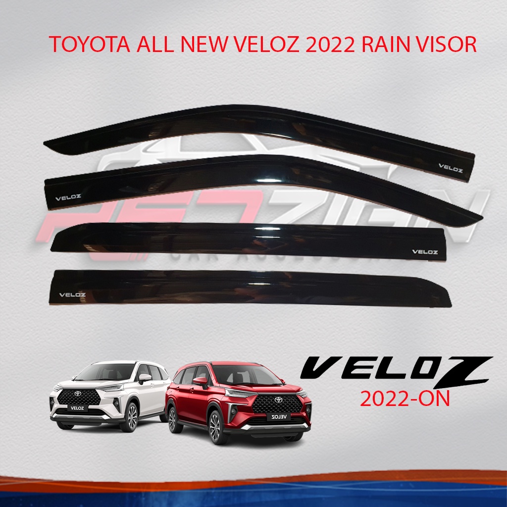 TOYOTA VELOZ 2022 - 2023 INJECTION TYPE Rain Visor #FreeShippingShopee ...