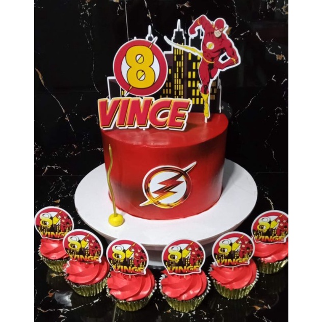 The Flash theme cake topper | Shopee Philippines
