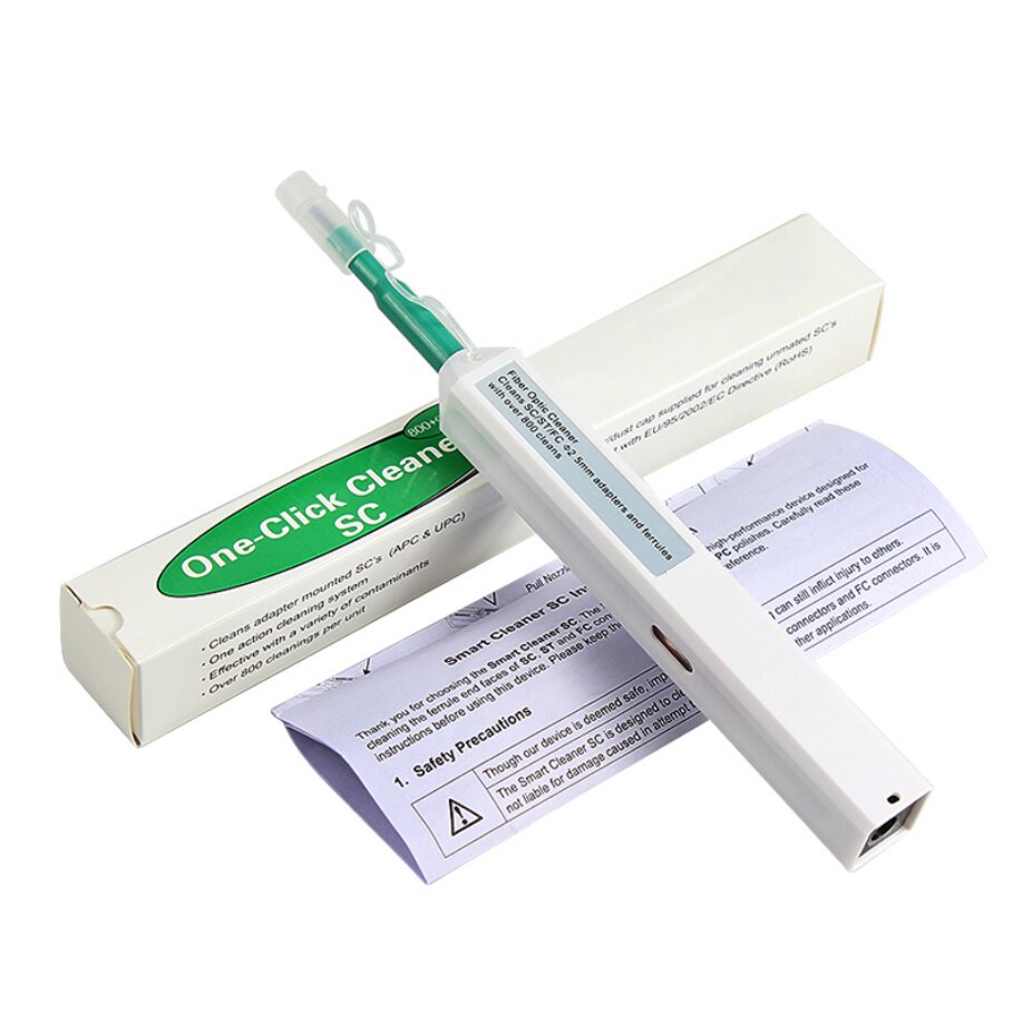 Fiber Optic Cleaner SC One Click Cleaner Fiber Optic Connector cleaning ...