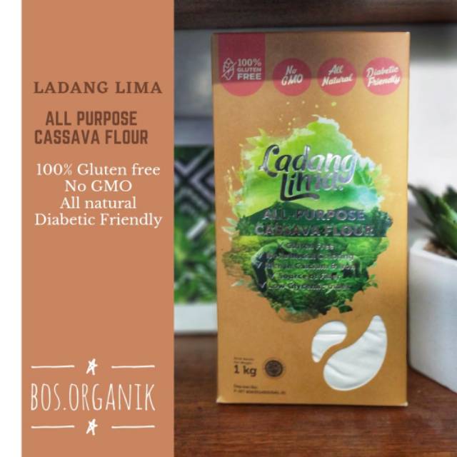 All Purpose Cassava Flour Medan Lima Mocaf Mokaf Gluten free Flour 1kg ...