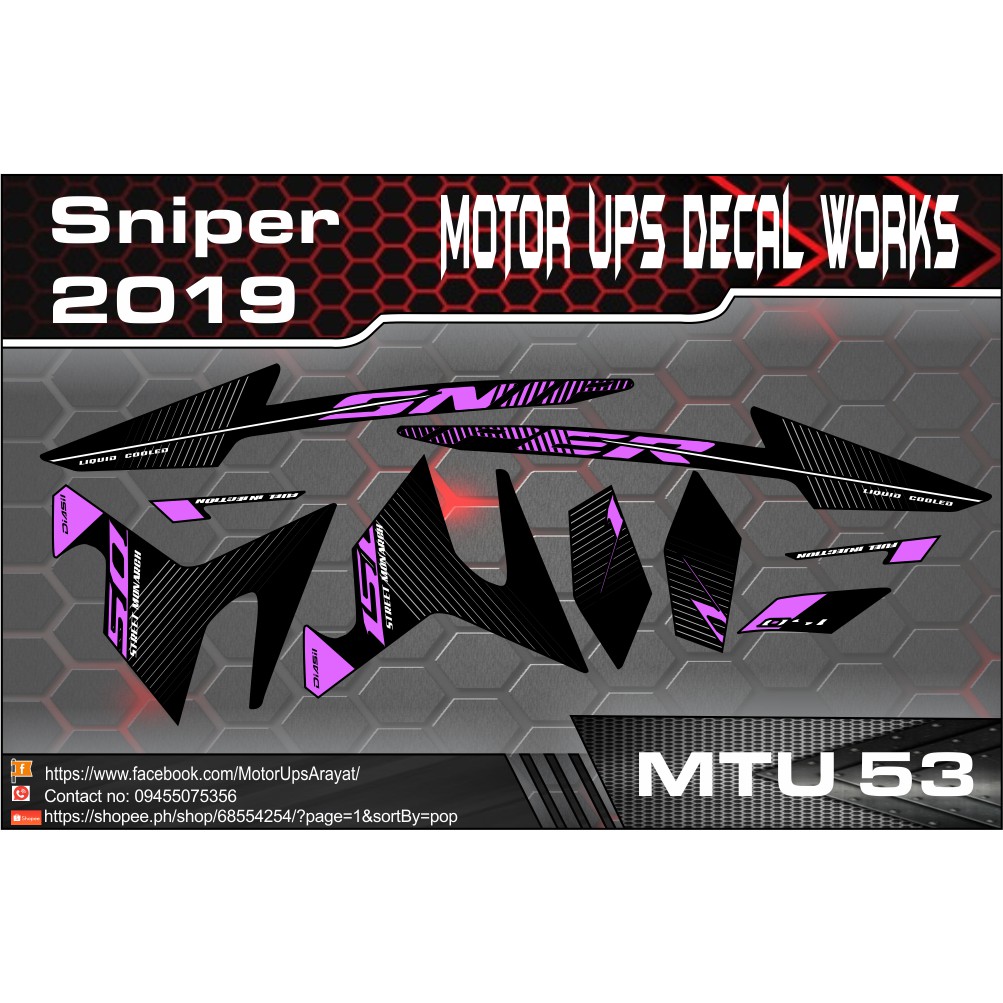 Sniper Decals Thailook 2019 Stock Sticker | Shopee Philippines