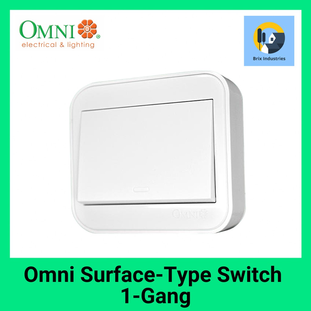 Omni Surface Mounted Convenience Switch 1, 2 or 3-Gang WSS-201-PK WSS ...