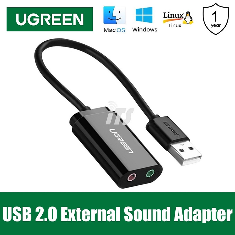 UGREEN USB 2.0 External Sound Adapter (30724) | Shopee Philippines