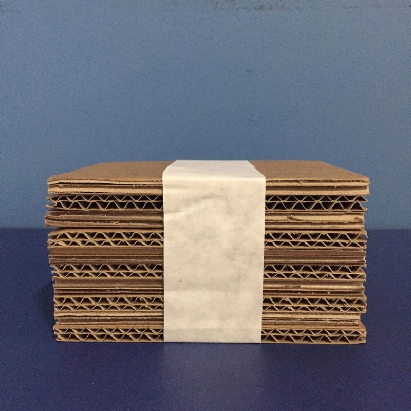 (10 pcs) pre-cut corrugated double wall carton sandwich cardboard ...