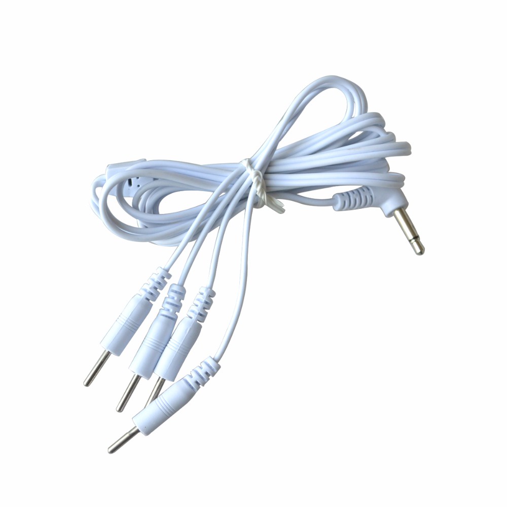 20Pcs/Pack Electrode Lead Wire Connecting Cable TENs Therapy Machine ...