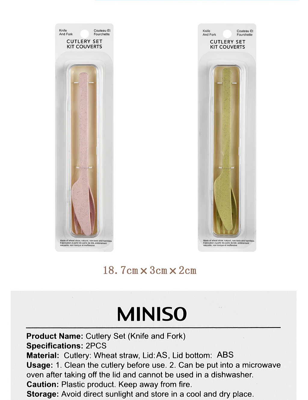 Miniso Cutlery Set Knife And Fork | Shopee Philippines