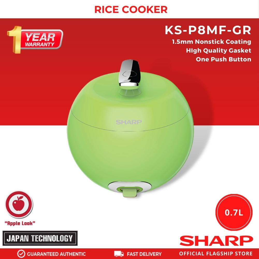 Sharp Apple Shape Rice Cooker KS-P8MF 0.7 Liters (4 Cups) | Shopee ...