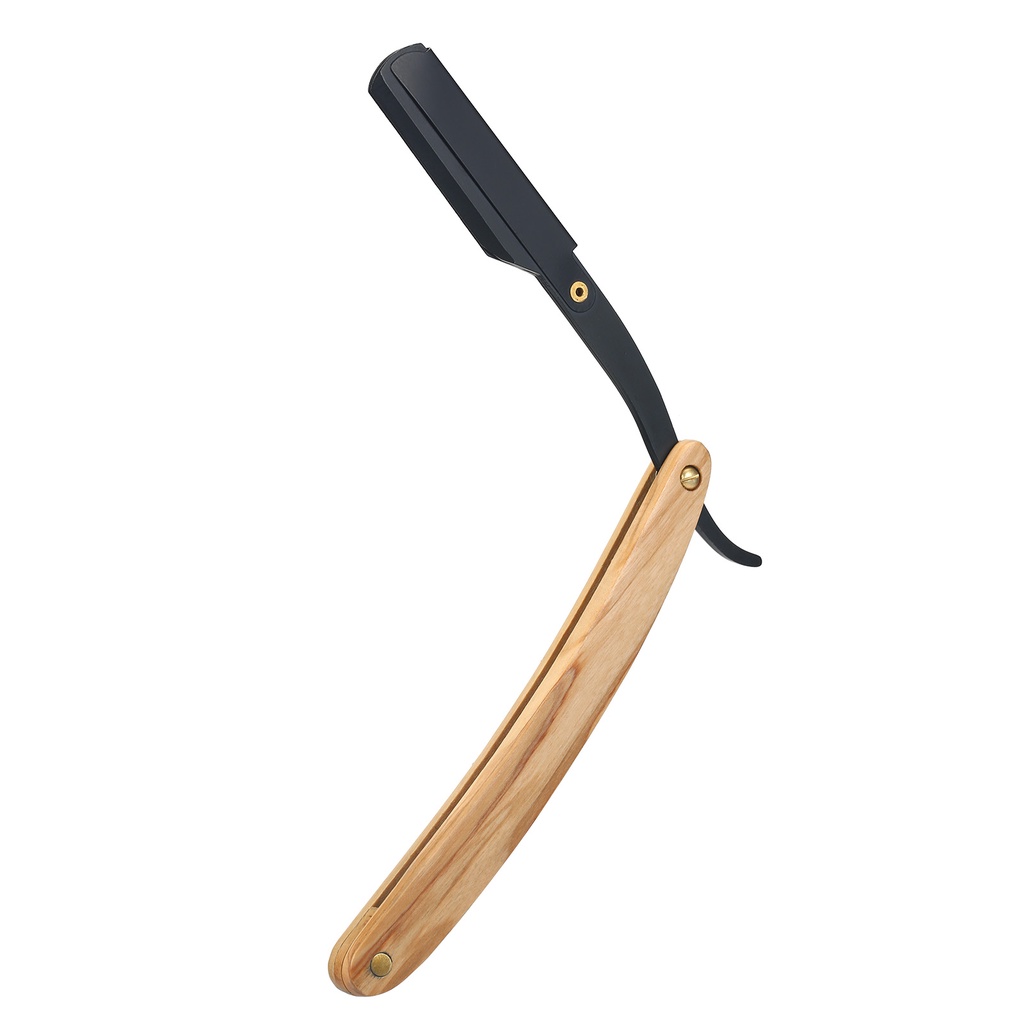 Manual Shaver Professional Straight Edge Stainless Steel Sharp Barber ...