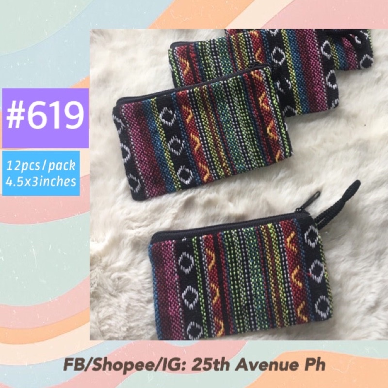 619# (12pcs) Native Baguio Native Island Souvenir Giveaway Coinpurse ...