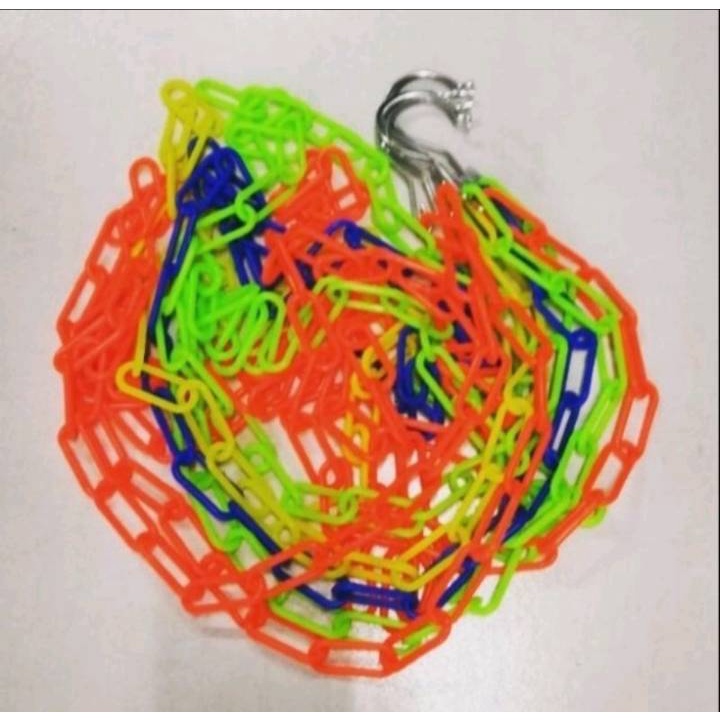 PLASTIC CHAIN HANGING STORAGE ORGANIZER CLOTHING HOOK | Shopee Philippines