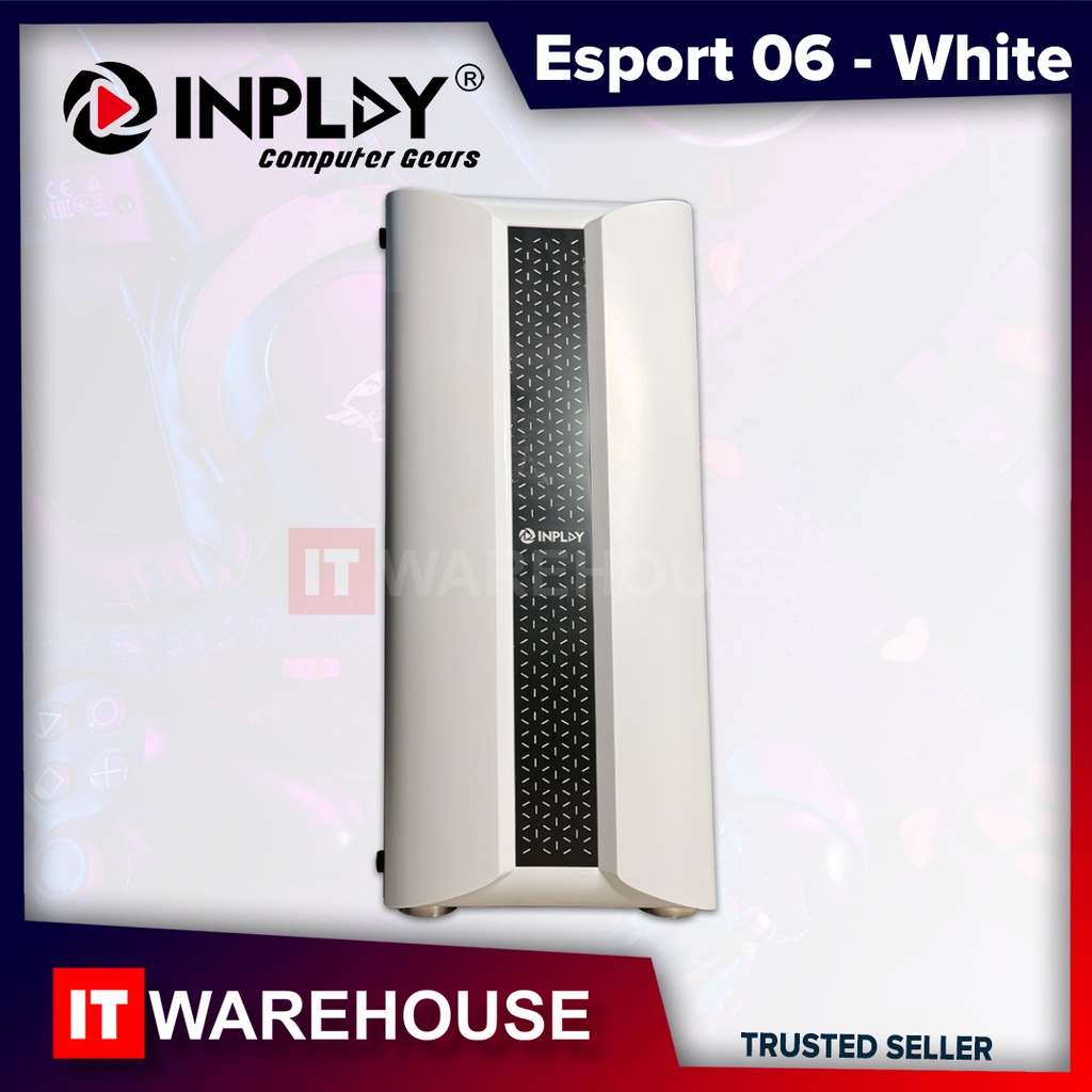 INPLAY Esport 06 Tempered Glass Pc Gaming Case - Atx, Micro And Mini ...