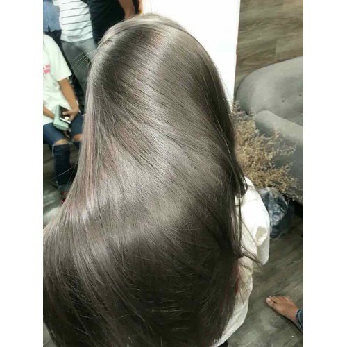 Ash yellow hair dye 7.1 with dye aid + gloves | Shopee Philippines