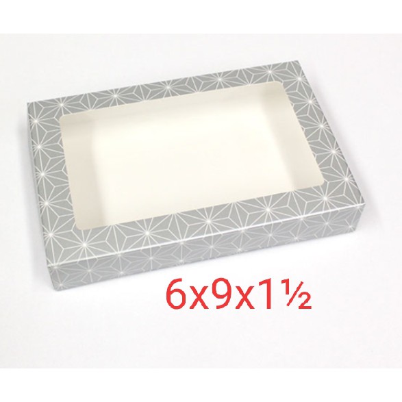 RM BOX - 6" X 9" X 1.5" BROWNIE PREFORMED / 2PC TYPE BOX (TOP & BOTTOM ...