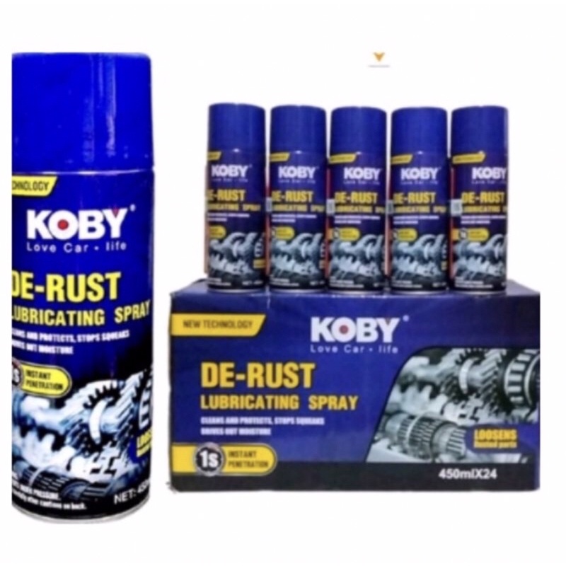 Koby De Rust Lubricant Spray 450ML | Shopee Philippines