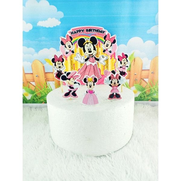 Cake topper/ MINNIE MOUSE cake topper/ MINNIE MOUSE cake topper/ MINNIE ...