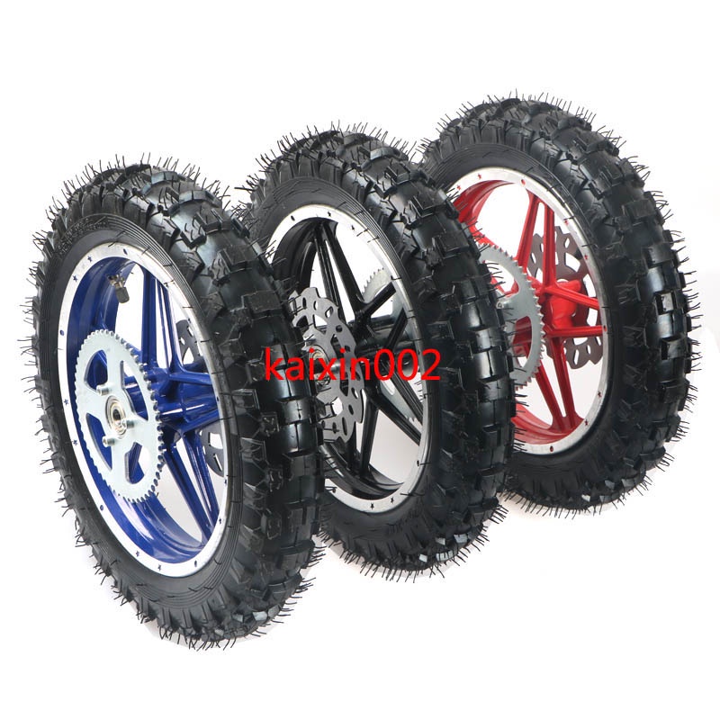 2.50-10 front or rear Rim and Tire Cross Country Motorcycle 10 inch ...