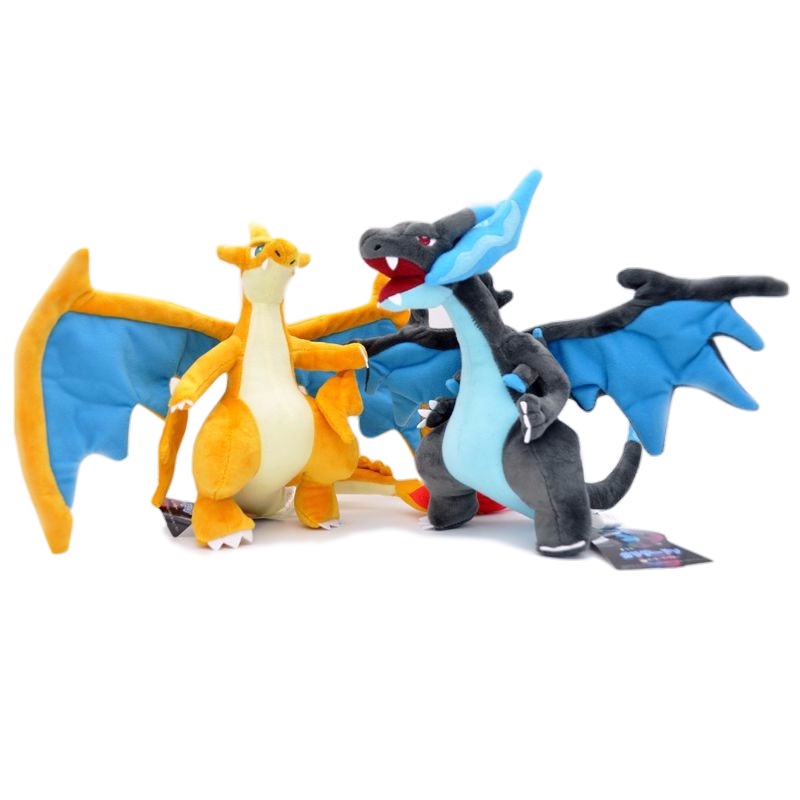 25cm Japan Anime Pokemon Mega Charizard Charmander Evolution XY Plush ...