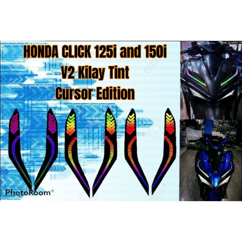 Honda Click 125i and 150i v2 Cursor Edition Kilay Tint /Click 125i ...