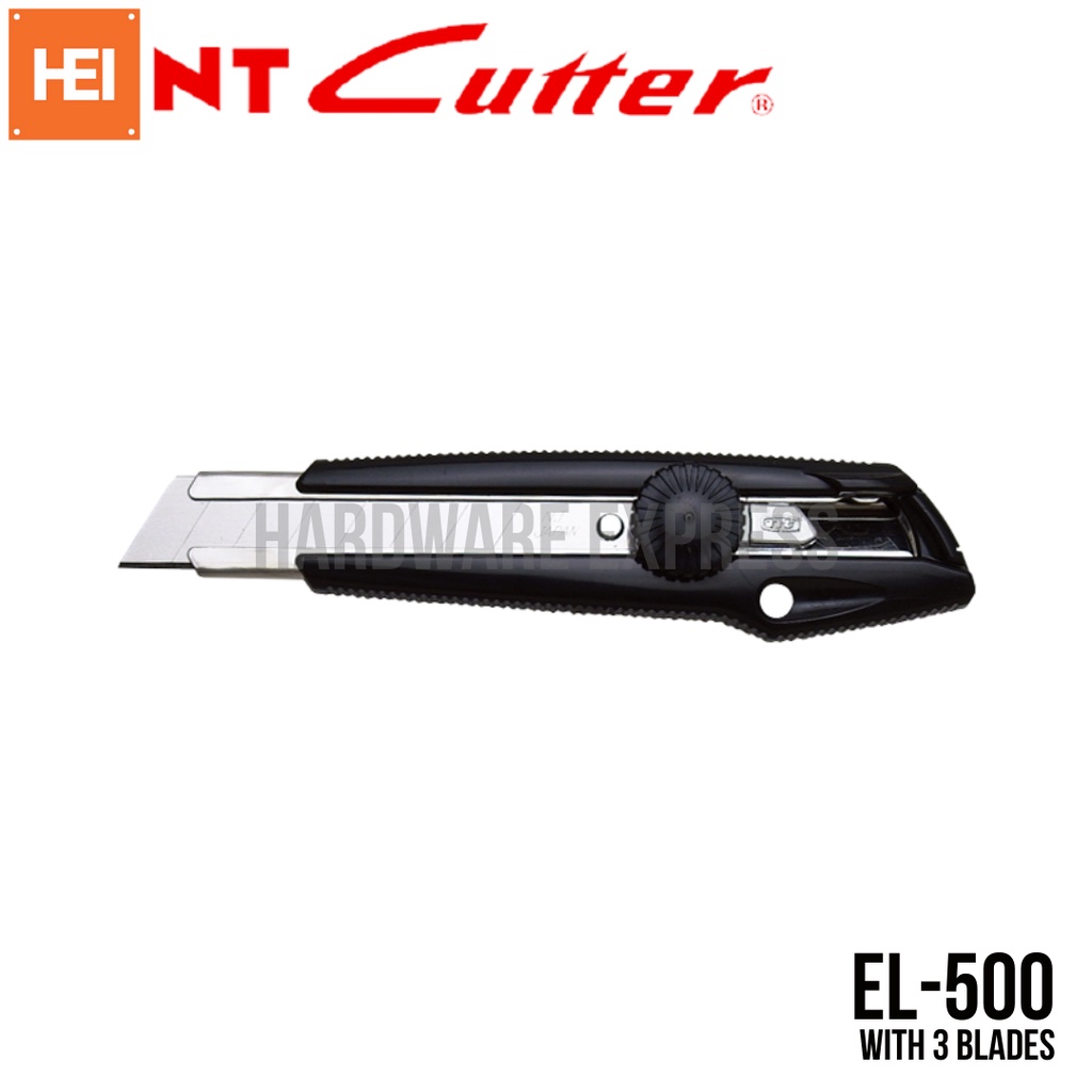 NT Cutter Japan Heavy Duty Cutter eL-500 (w/ 3 blades) | Shopee Philippines