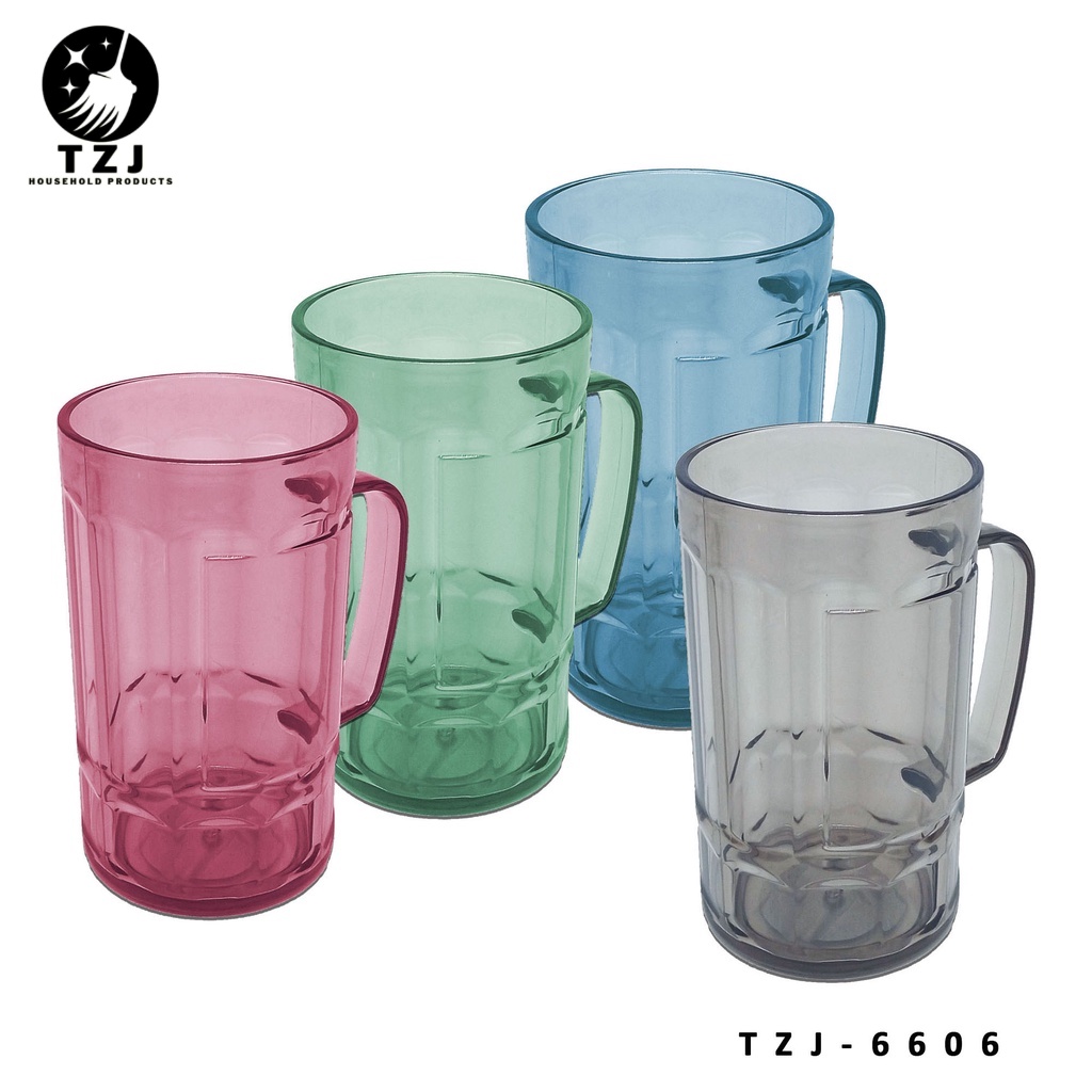 High-Grade Plastic Glass Mug Glass for Home Acrylic Clear Water Mug TZJ ...