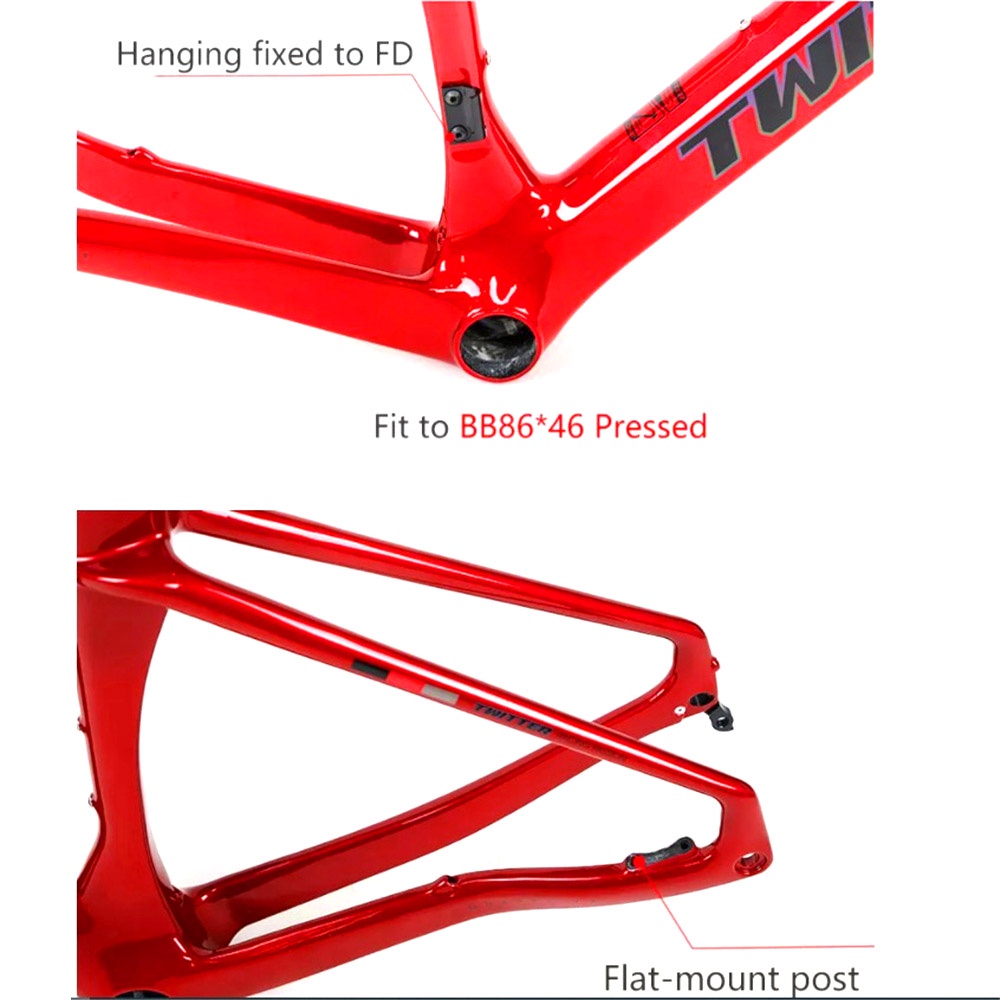 Twitter Bike Frame Gravel V3 48cm/51cm/54cm road car frame Cuadro de ...