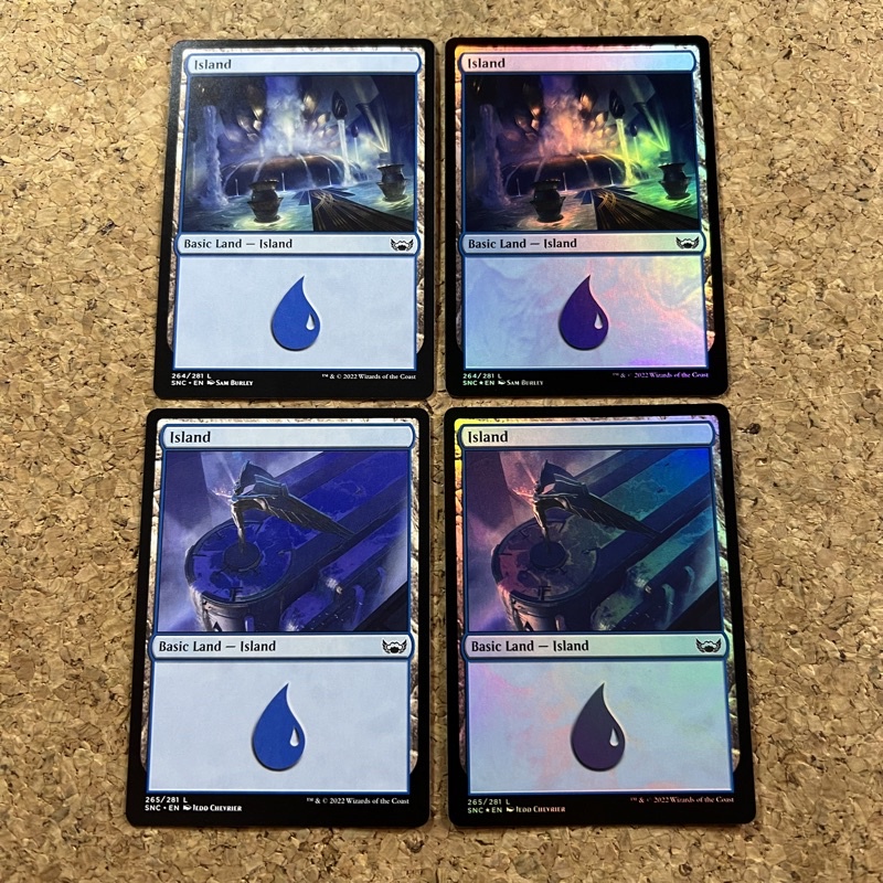 MTG ISLAND | BASIC LAND | STREETS OF NEW CAPENNA | BLUE | MAGIC THE ...