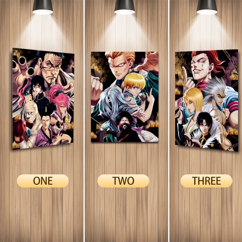Hunter X Hunter Wall Poster 3D Flip Gradient Poster Anime Lenticular ...