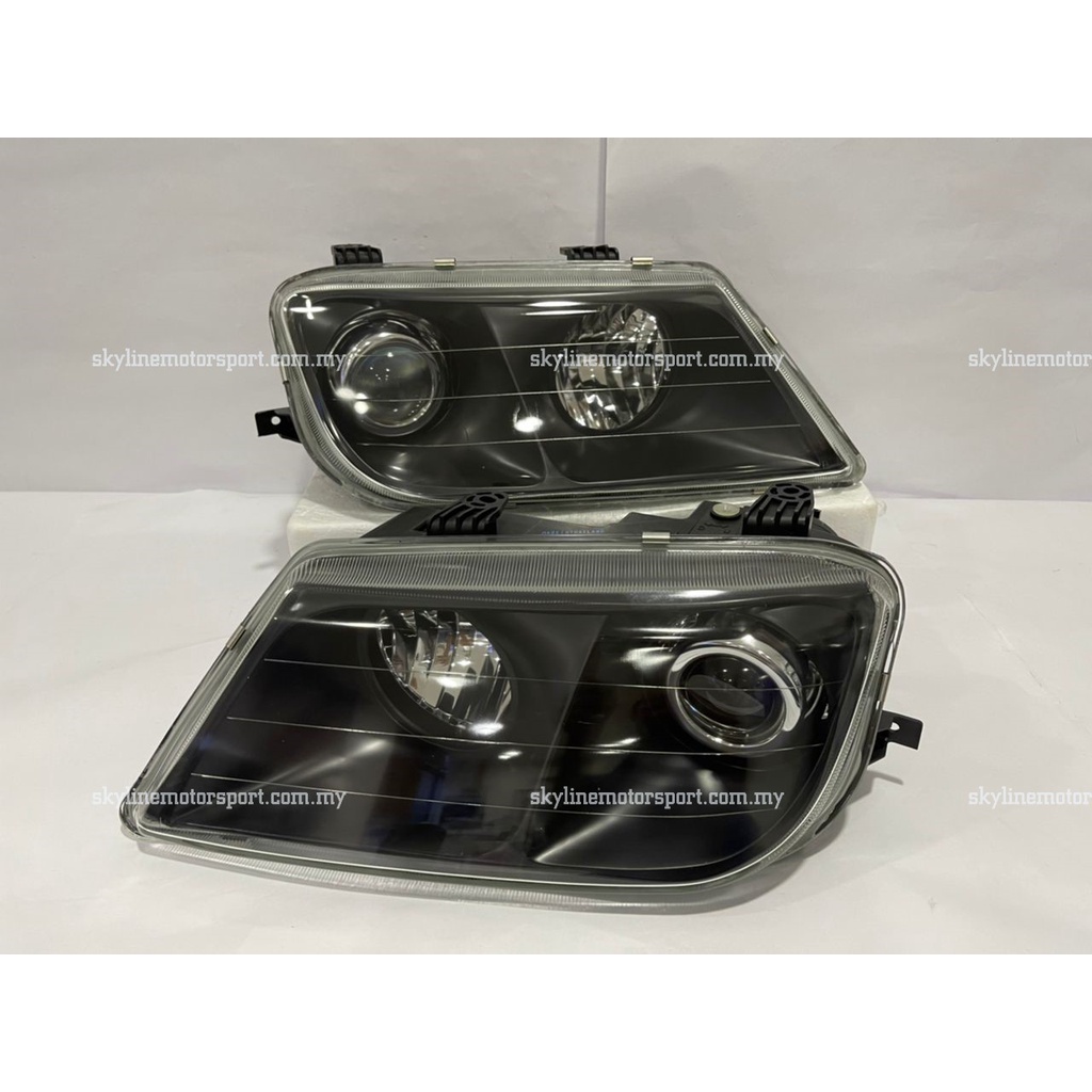 Proton Waja Projector Head Lamp Crystal Black Made In Thailand | Shopee ...