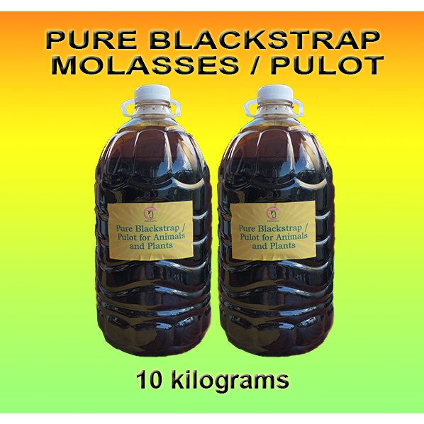 10 kg - Pure Organic Blackstrap Molasses/Pulot for Animals and Plants ...