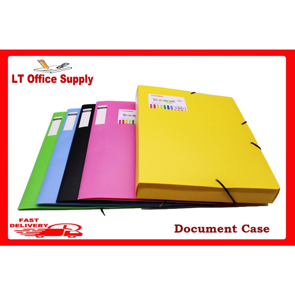 Tranbo Colored Document case / File case A4 size | Shopee Philippines