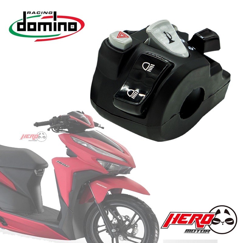 Domino Handle Switch For Honda Click with Pssing Light Hazard Light ...