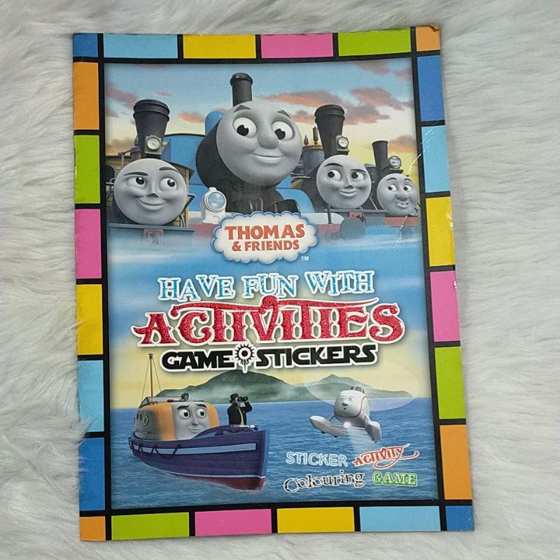 Thomas & Friends Have Fun with Activities Book | Shopee Philippines