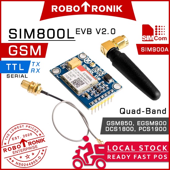SIM800L GSM EVB Module, Quadband SIM 800 | Shopee Philippines
