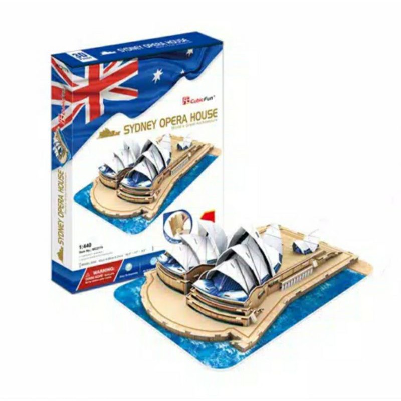 Sydney Opera House 3D Puzzle Is Finished, Stay On Display | Shopee ...