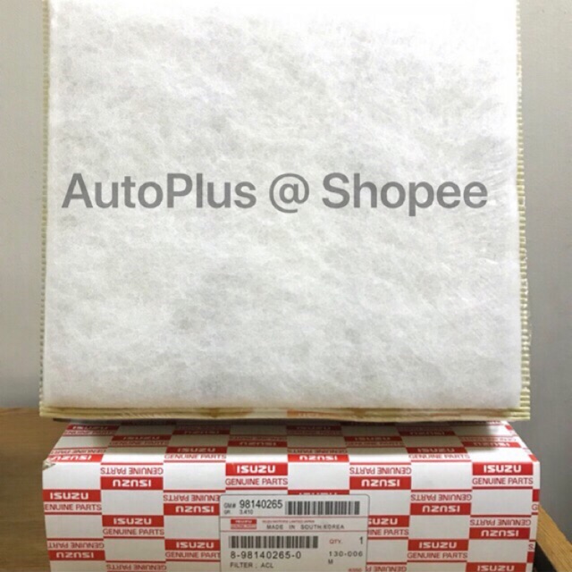 Isuzu Genuine Air Filter (Dmax 2014-Present 3.0, MUX 3.0) | Shopee ...