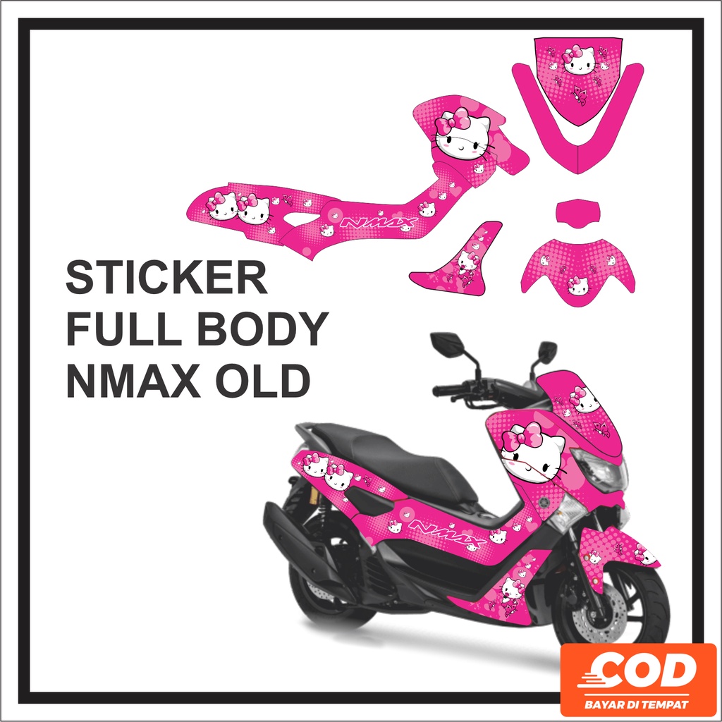 Motorcycle decal stickers, Nmax Old N max Full Body Stickers, Old Nmx ...