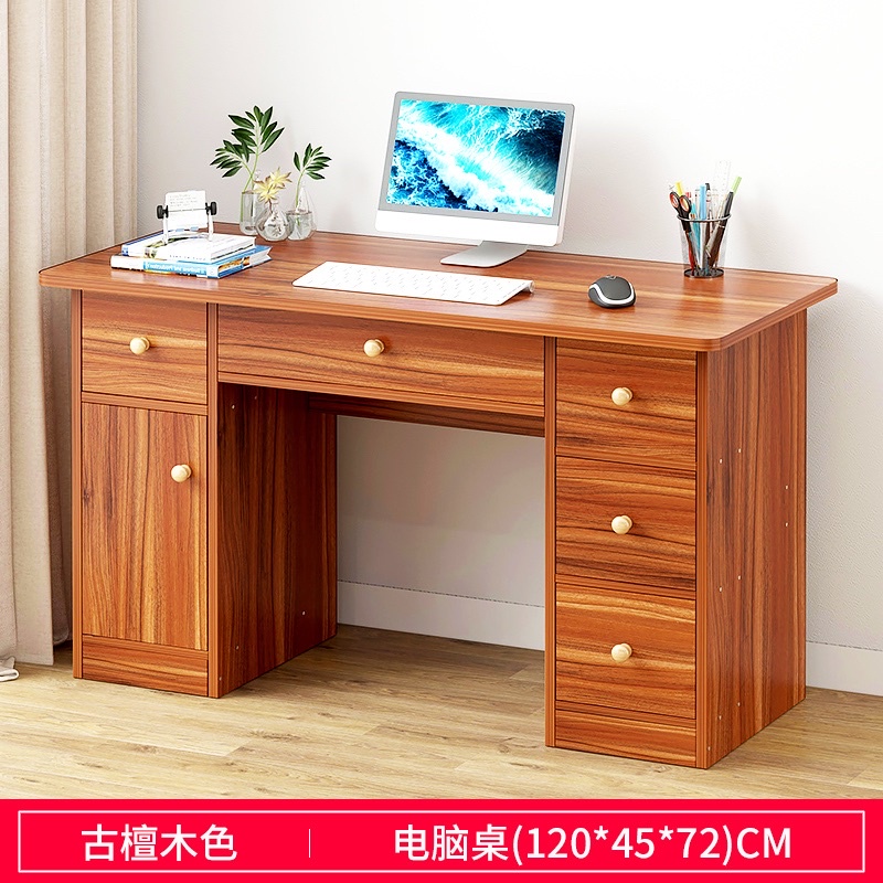 COMPUTER TABLE WITH DRAWERS 120*45*72cm with screws and tools included ...