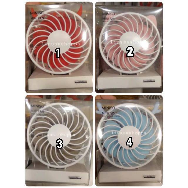 Miniso Fan - Mini Fan | Shopee Philippines